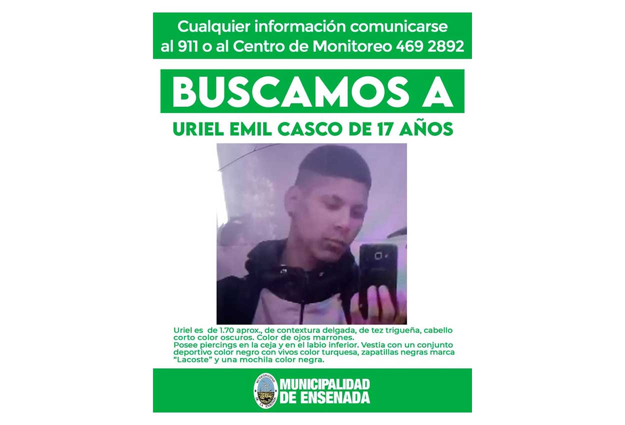 Buscan a Uriel Casco de 17 años – Fuerte Barragán