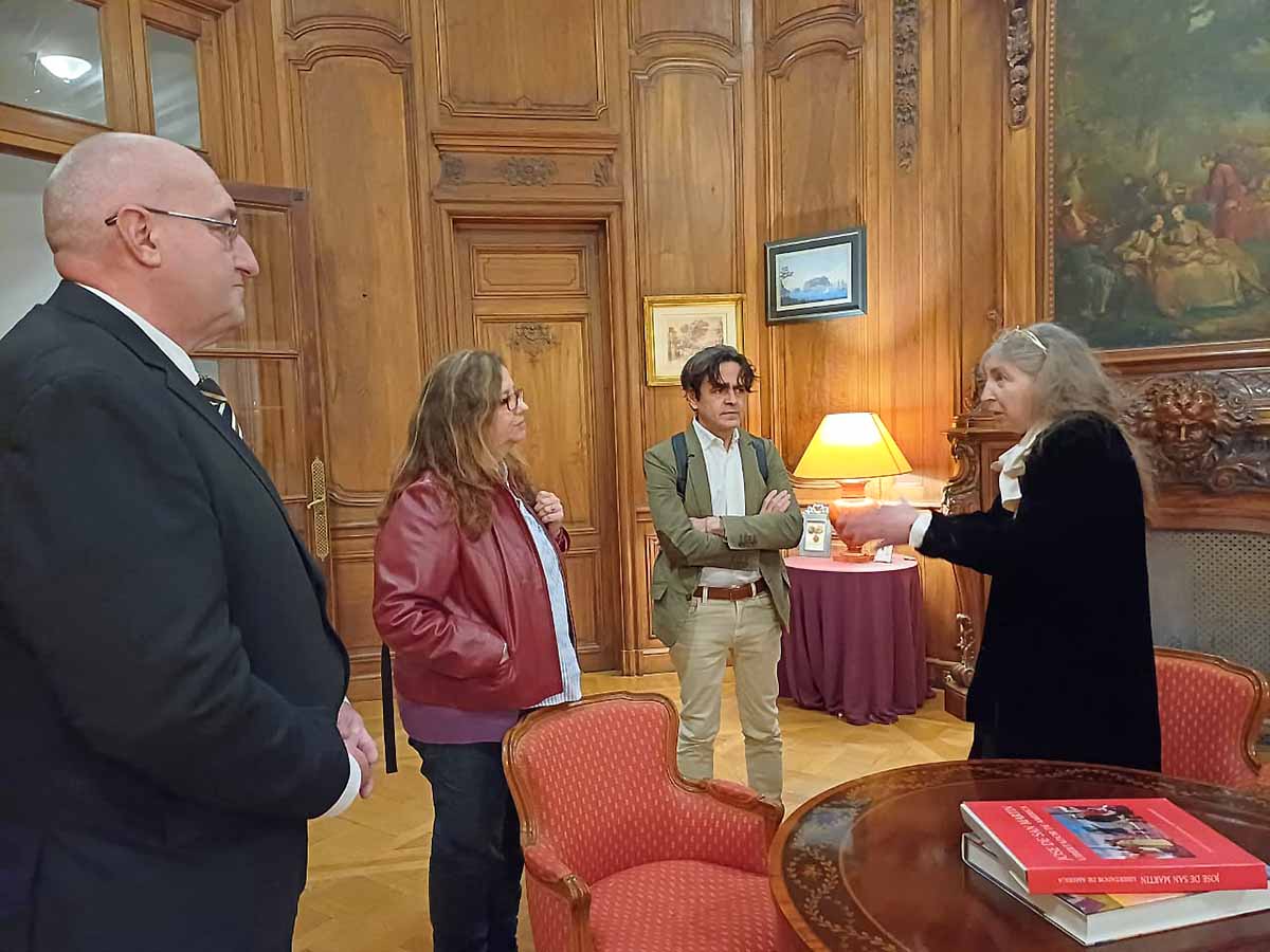 Norma Sánchez expuso en la Embajada de Francia sobre un gran ...